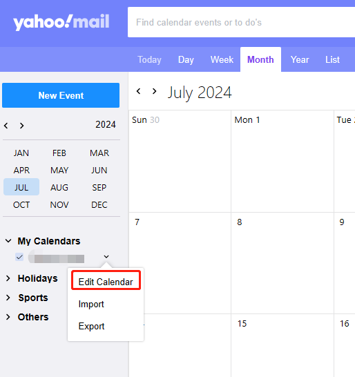 Subscribe to Yahoo calendar with Cozyla – Cozyla Support